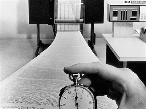 How The Ibm 1403 Printer Hammered Out 1 100 Lines Per Minute Ieee