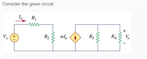 solved in the given circuit determine v and the power