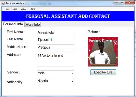 Form Interface