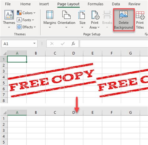 How To Remove Watermarks In Excel Google Sheets Automate Excel