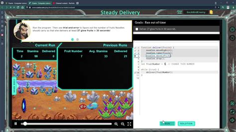 ozaria javascript chapter 4 module 2 steady delivery youtube