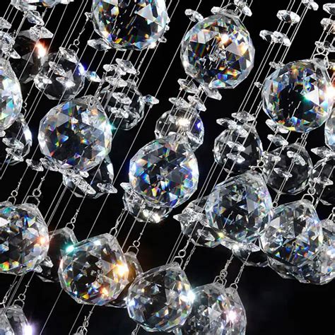 50*200 см спиральная люстра в форме капли дождя, Современные ...