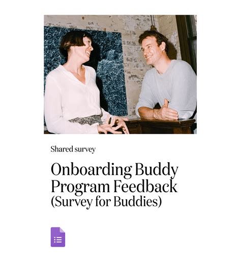 Onboarding Buddy Program Feedback Survey For Buddy