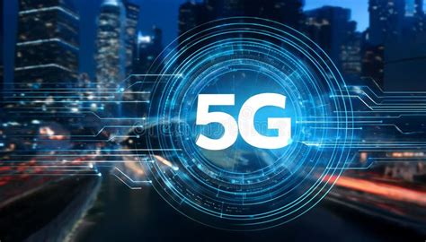 Visual Representation Of 5g Technology Showcasing Speed And Connectivity Stock Illustration