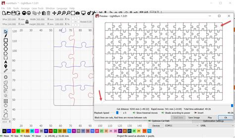 Puzzle Piece Cutting Lightburn Software Questions Lightburn Software Forum