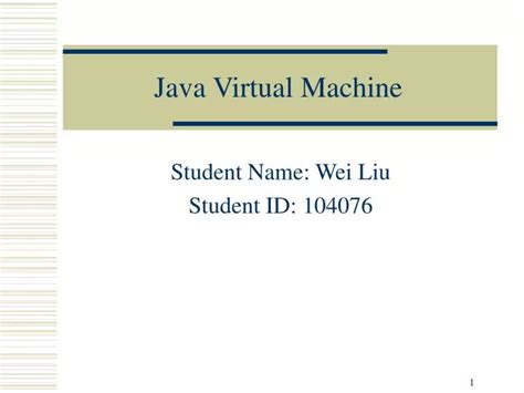 ppt java virtual machine powerpoint presentation free download id