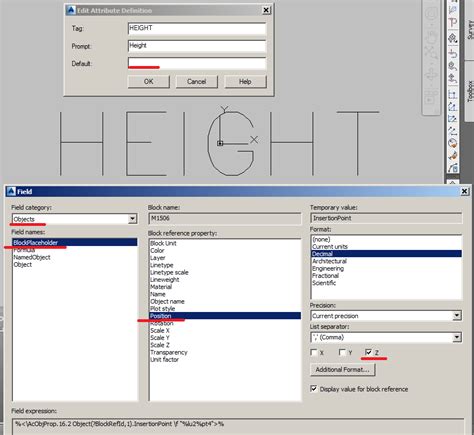 Solved Assign From Z Position To Block Attribute Height Autodesk Community
