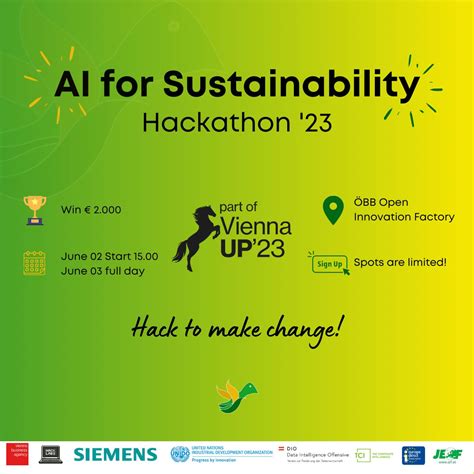 Hacklabs On Linkedin Ai Sustainability Hackathon Vienna Startup
