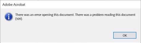 “there Was A Problem Reading This Document 109” Fixed Official Updf