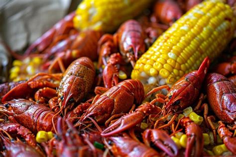 Premium Photo Cajun Crawfish Boil With Corn