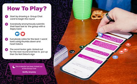 Group Chat Hilarious Text Message Party Game For Adults