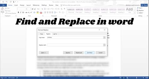 How To Use Find And Replace In Word Desktop And Mobile