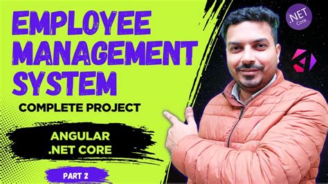 Part 2 Employee Management System Project Using Angular And Dot Net Core Api Youtube