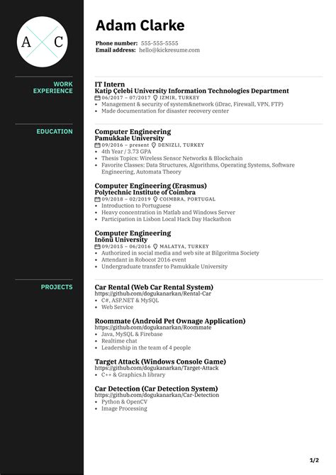 Software Engineering Resume Examples And Writing Guide 2025 Kickresume