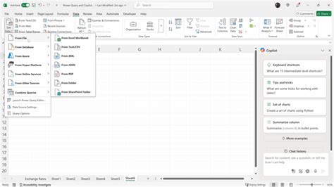 Automate Excel Data Import Microsoft Power Query Copilot