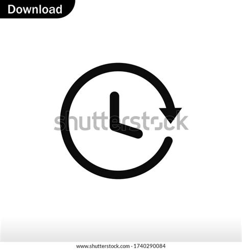 Passage Time Icon Vector Eps 10 Stock Vector Royalty Free 1740290084 Shutterstock