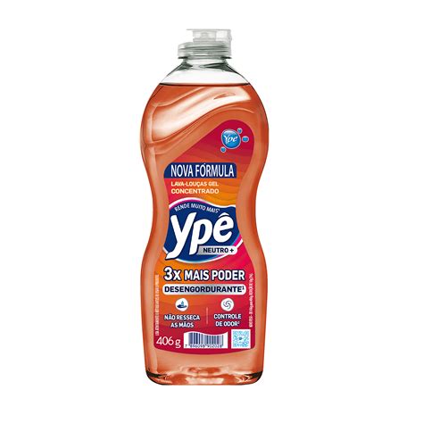 Detergente Gel Ypê Concentrado Senses 406g