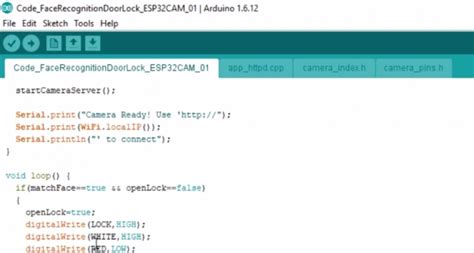 ESP Cam Face Recognition Door Lock System Circuit And Programming