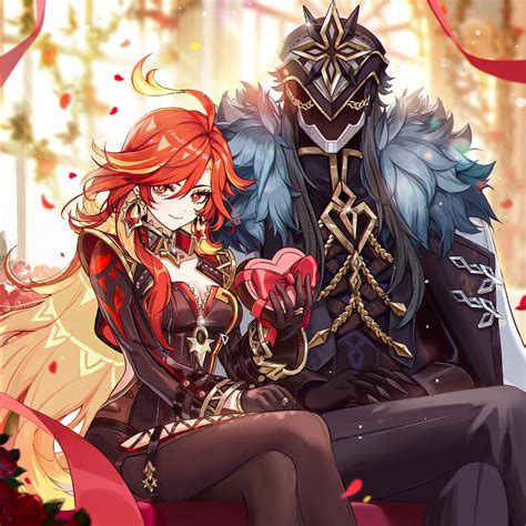 Mavuika And Capitano Genshin Impact Drawn By Veryslowzzzpin Danbooru