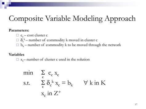 Ppt Composite Variable Modeling For Integrated Freight Transportation Ppt Composite Variable Modeling For Integrated Freight Transportation