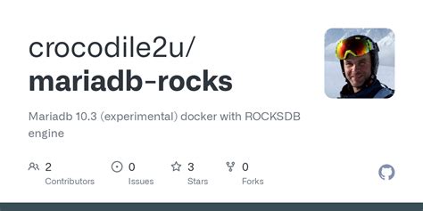 Github Crocodile2umariadb Rocks Mariadb 103 Experimental Docker
