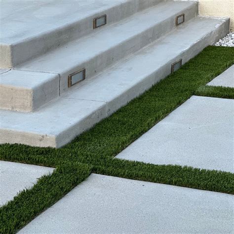 Concrete Steplights And Brass Deck Light Pampa Lighting Llc
