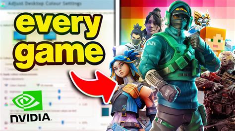 Best Nvidia Color Settings For Gaming 🤩 Nvidia Control Panel Settings Youtube