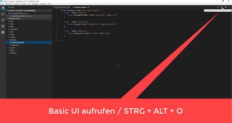 Smart Home OpenHAB Visual Studio Code Editor