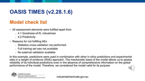 Qsar Assessment Framework Presentation Australian Industrial Chemicals Introduction Scheme Ppt