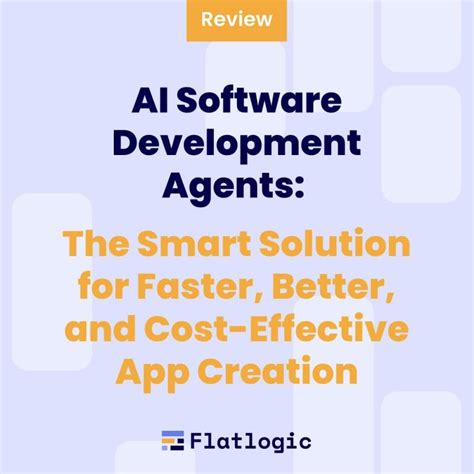 Flatlogic On Linkedin Ai Software Development Agents The Smart Solution For Faster Better And