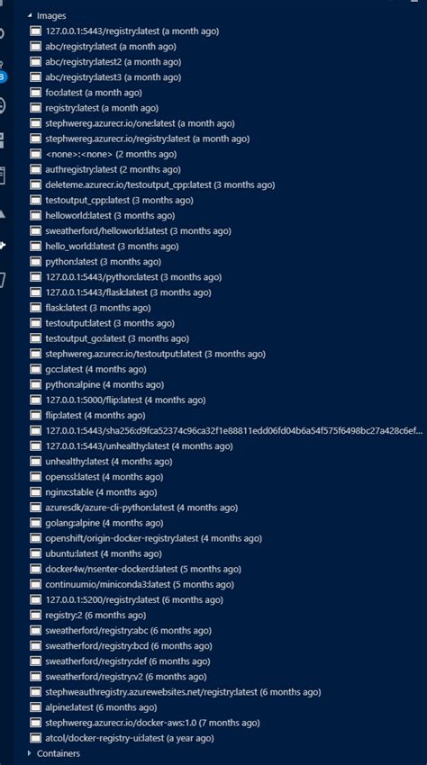 Images Are Not Sorted Exactly Like Docker Images Issue Microsoft Vscode Docker GitHub