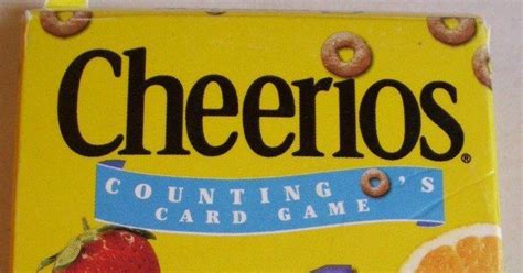 Cheerios Counting Os Card Game Board Game Boardgamegeek