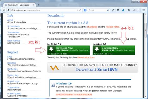Install And Use Tortoise SVN O Planning Org