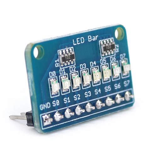 common cathode 8 bit led bar marquee led display module with red yellow