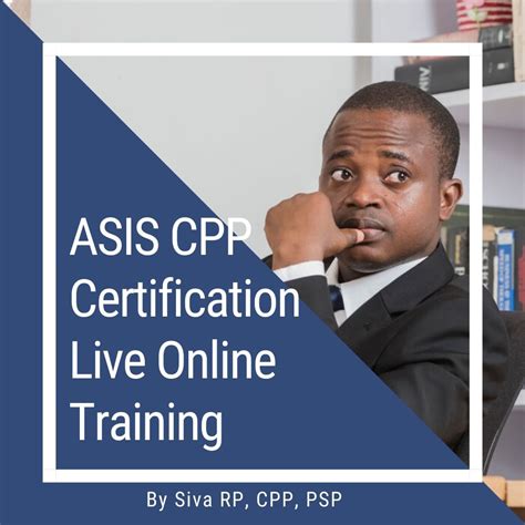 Asis Cpp Certification Live Online Training 1 Corpsecurity Shop