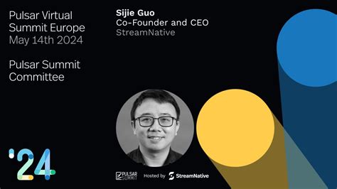 sijie guo on linkedin i m thrilled to be on the program committee for the 2024 pulsar summit…