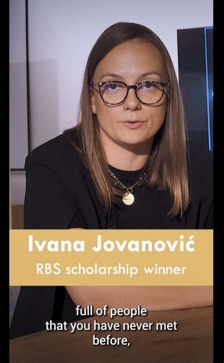 Predrag Bojovic Mba On Linkedin Ivana Jovanović Rbs Scholarship