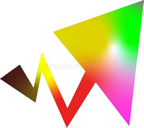 Multicolored Winding Arrow Stock Illustration Illustration Of Diagram