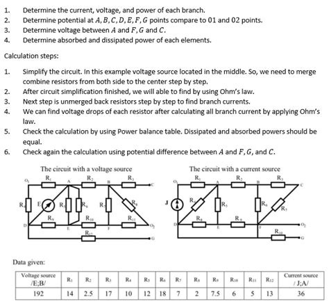 Solved 1 2 3 4 1 Determine The Current Voltage And