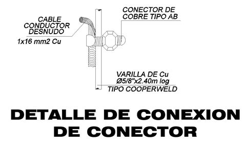 Connector Connection Detail In Autocad 2d Drawing Cad File Dwg File Cadbull