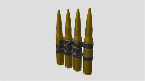 50 Cal Ammo 3d Model By Bcmc Digital Resources Manager Webmanager