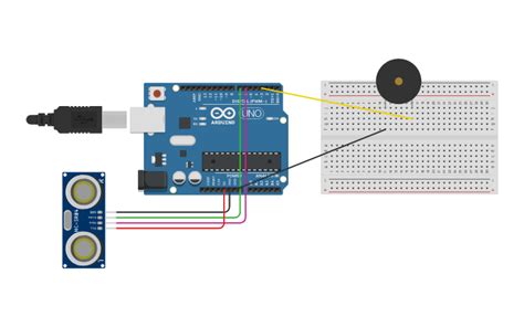 Circuit Design Piezo Tinkercad
