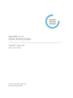 OpenHPC V Cluster Building Recipes Openhpc V Cluster Building Recipes Pdf PDF PRO