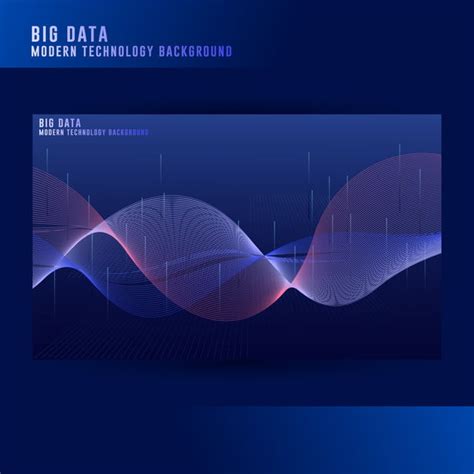 Big Data Concept Background Digital Technology Abstract Background Tech Visual For Screen