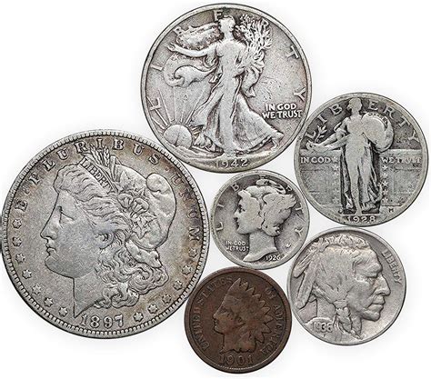 Mercury C Walking Liberty C Morgan Silver Dollar Indian C Buffalo C Standing
