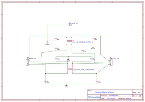 stepper isolator easyeda open source hardware lab