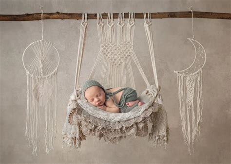 Boho Macrame Swing Digital Background Lsp Actions By Lemon Sky