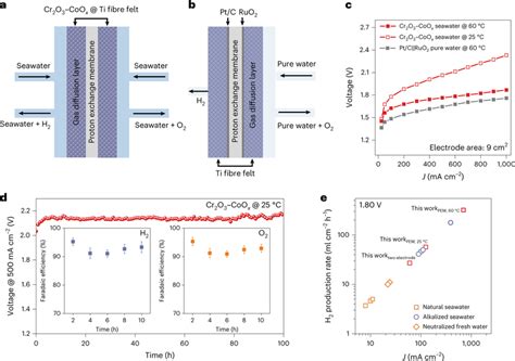 Performance Of Flow Type Natural Seawater Electrolyser Ab Schematic