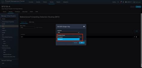 Configurar O Bfd No Secure Firewall Threat Defense Com Gui Cisco