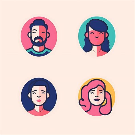 Premium Photo Stickers Promoting Gender Equality With A Mode Creative Ideas Design Concept